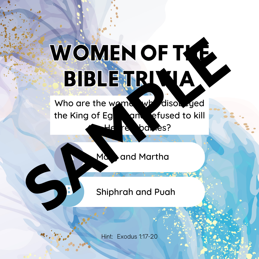Women of the Bible Trivia Graphics – Women's Ministry Toolbox